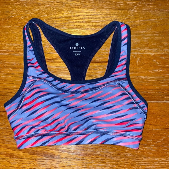 Athleta | Intimates & Sleepwear | Athleta Sports Bra Bluepurpleneon ...
